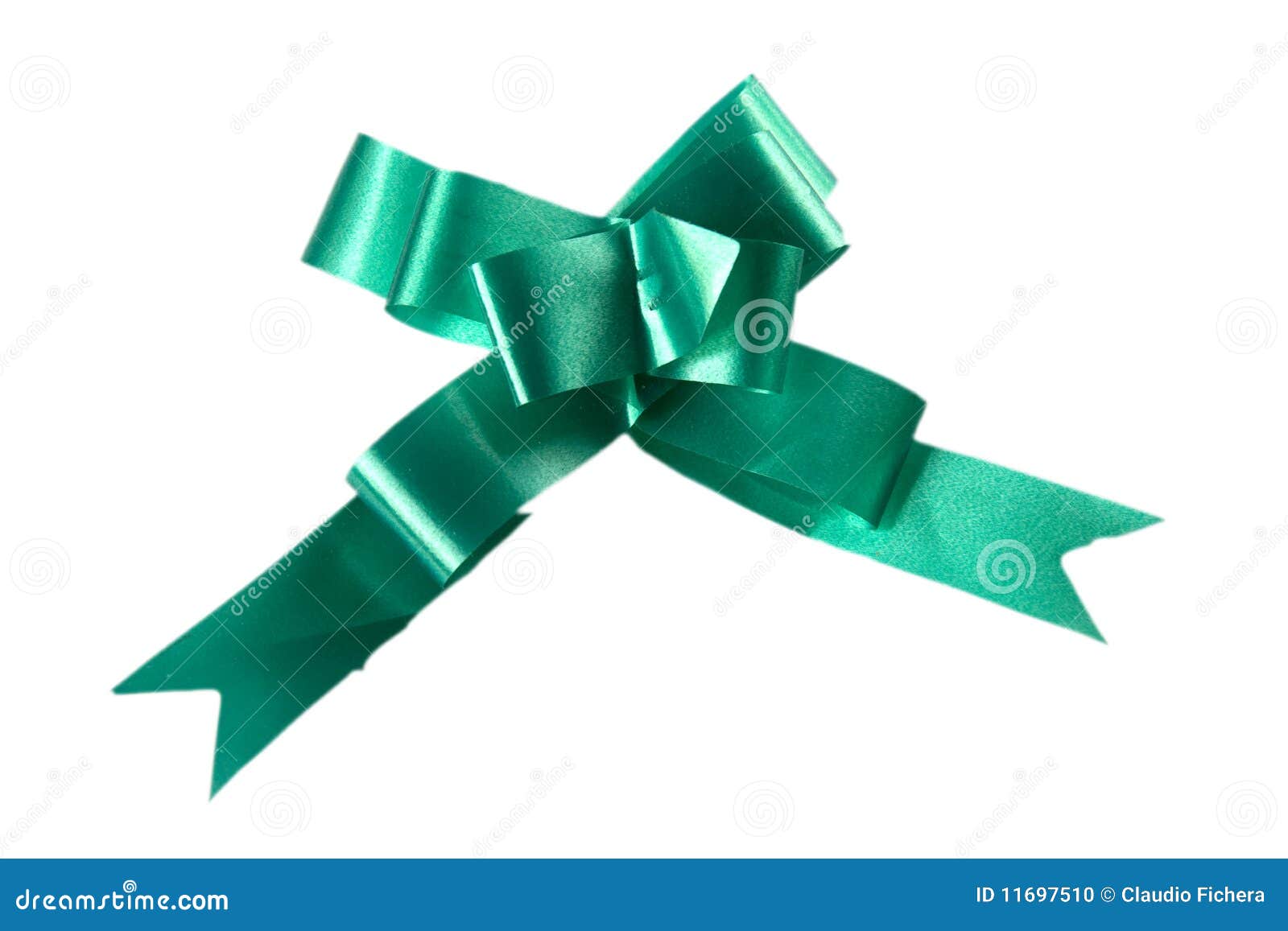 Green ribbon stock photo. Image of package, celebrate - 11697510