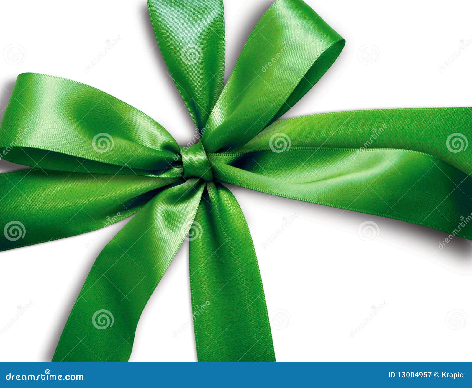Green ribbon stock image. Image of package, holiday, celebration - 13004957