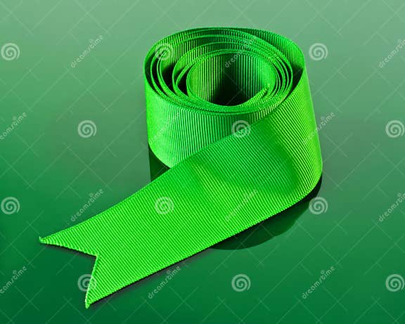 Green ribbon stock photo. Image of silk, color, colour - 18767968