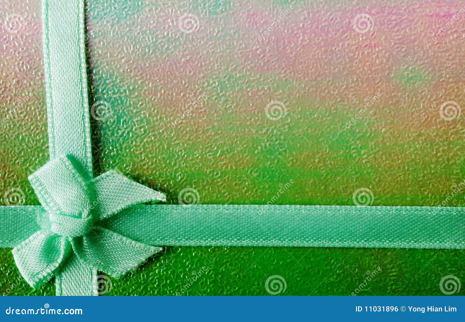 Green ribbon background stock photo. Image of wrapping - 11031896