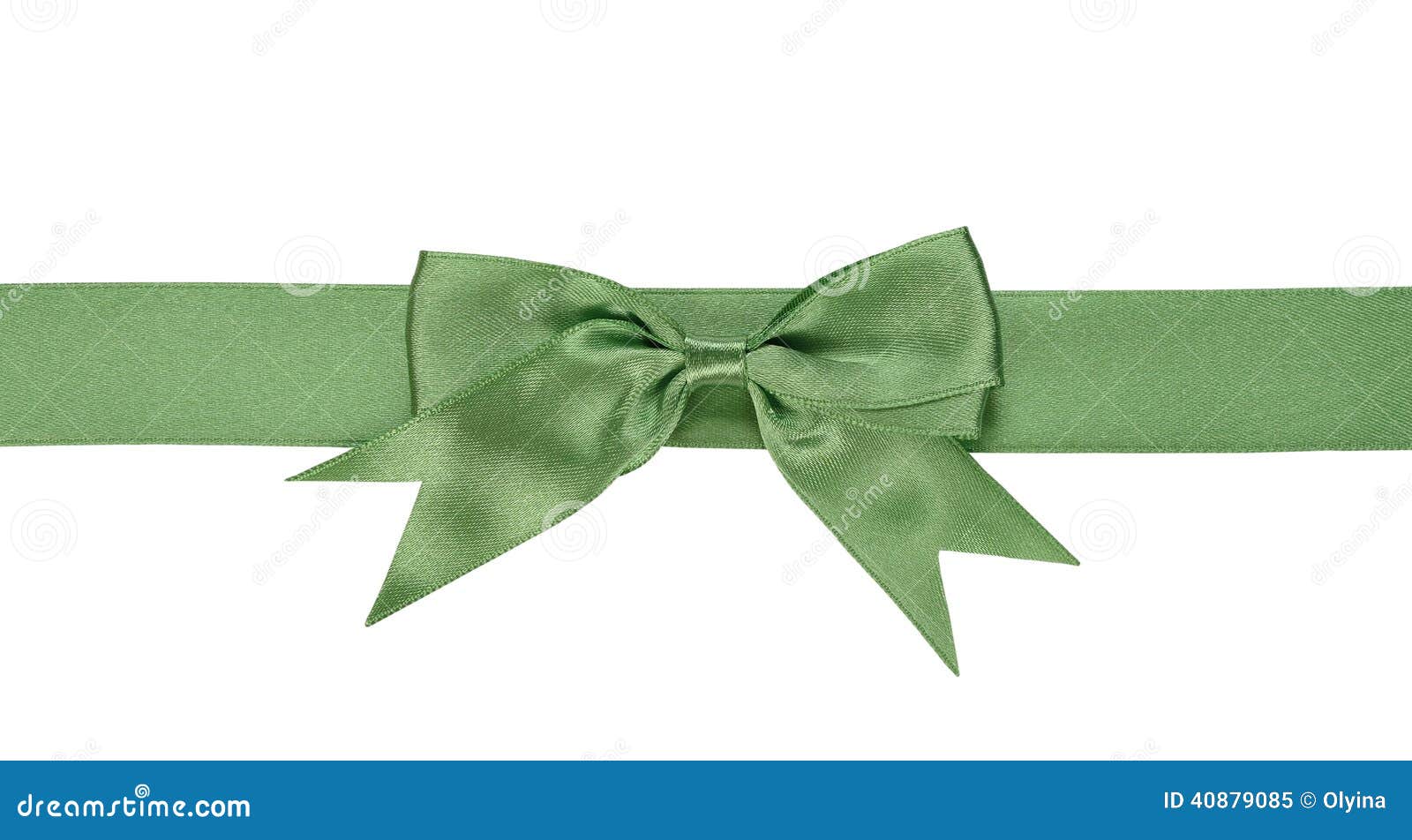 Light Green Ribbon Bow