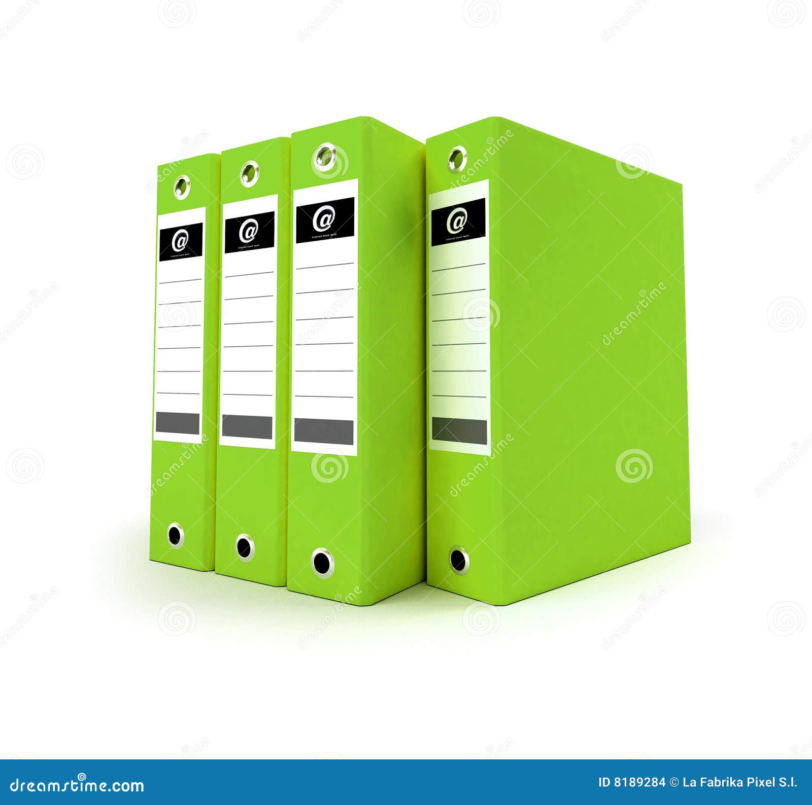 Green Ring binders stock illustration. Illustration of business - 8189284