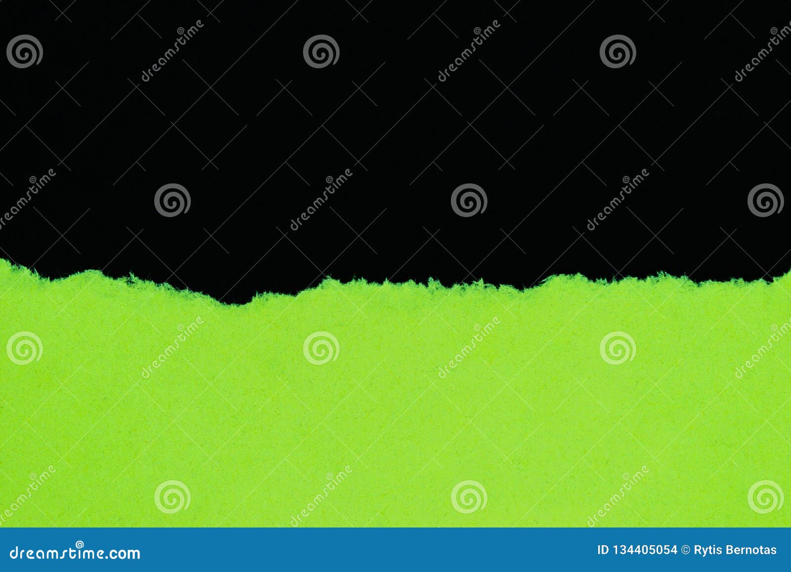 Green Ripped Open Paper On White Paper Background. Stock Photography ...
