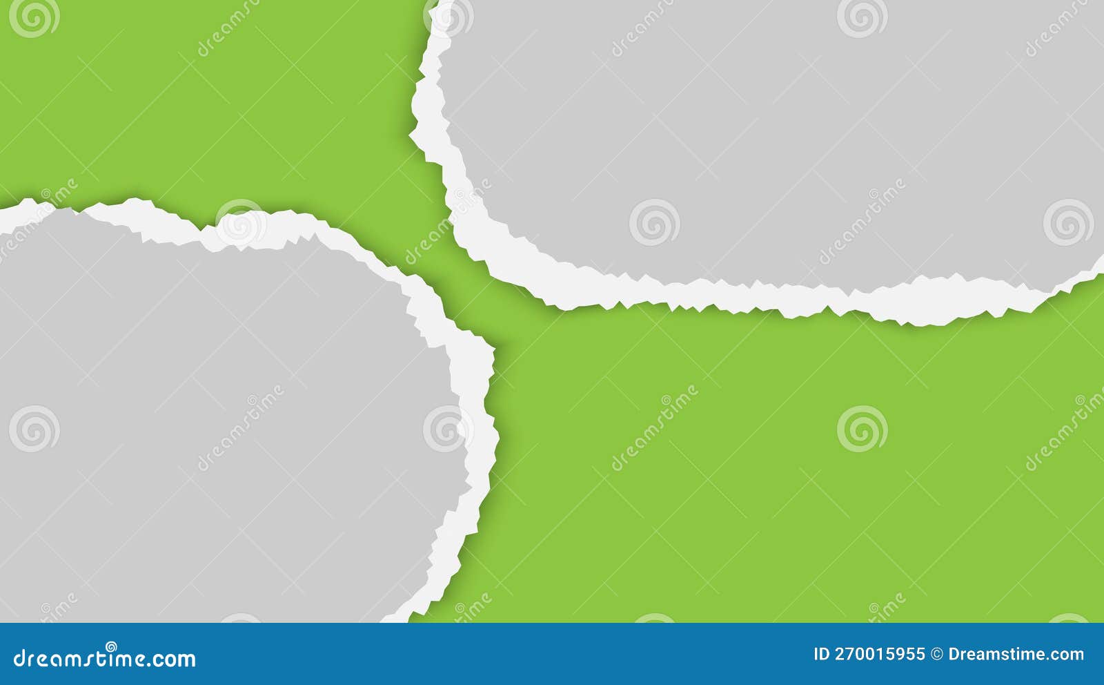 Green Ripped Paper Torn Design Template. Good Use for Presentation or ...