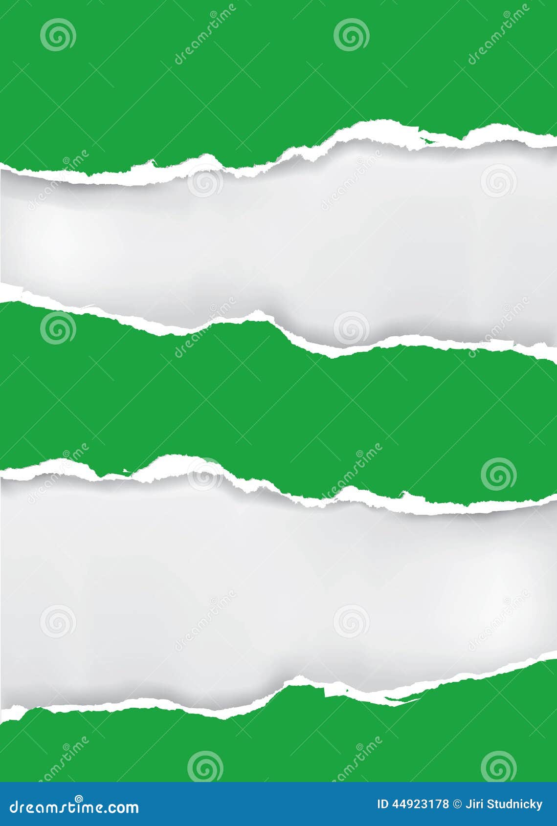 Green ripped paper stock vector. Illustration of green - 44923178