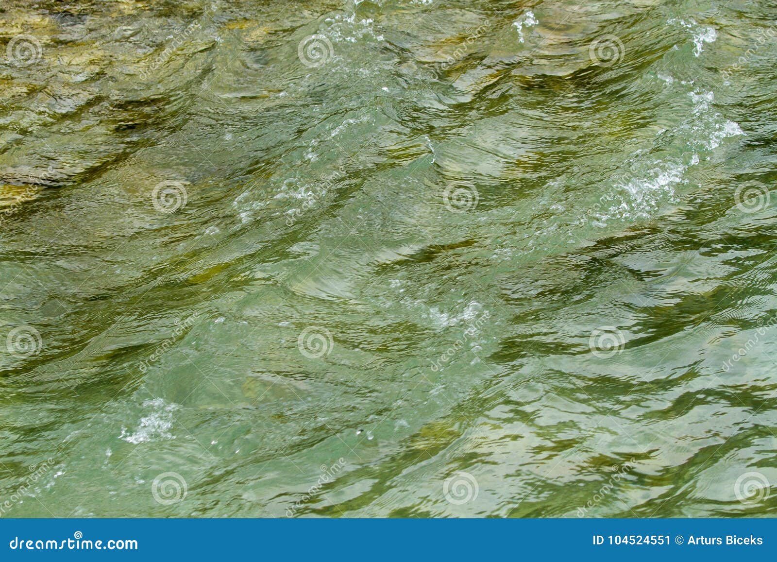 Green River Water Surface with Waves. Stock Image - Image of fresh ...