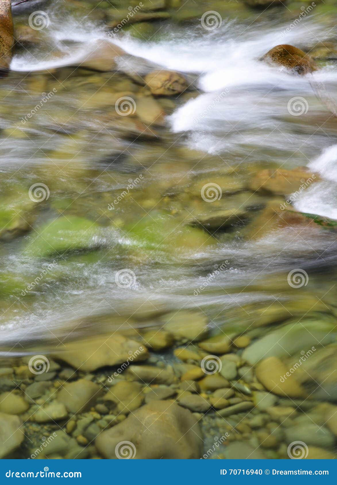 Green rocks stock photo. Image of brook, motion, refreshing - 70716940