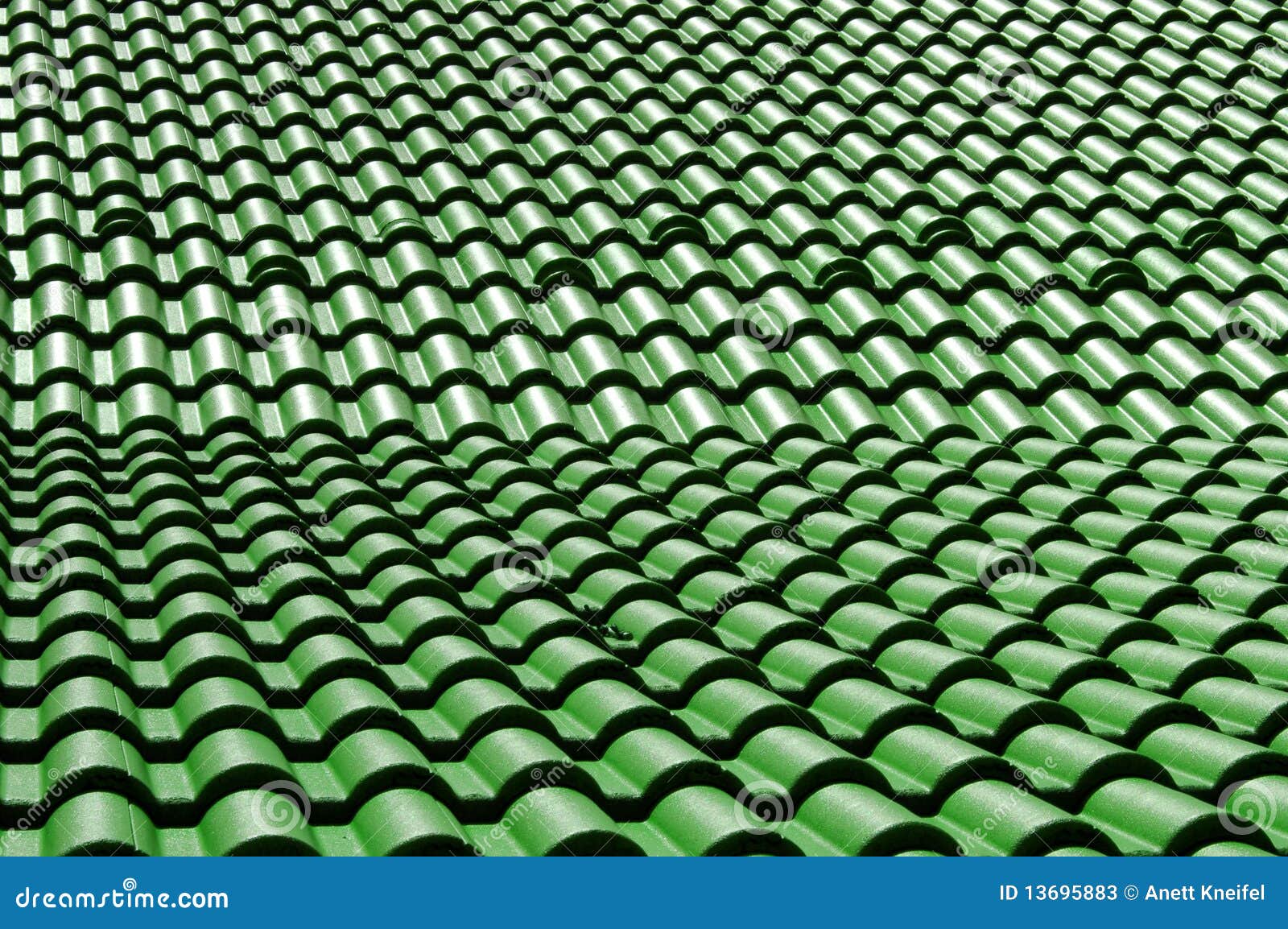 Green roof stock image. Image of shingle, rows, roof - 13695883