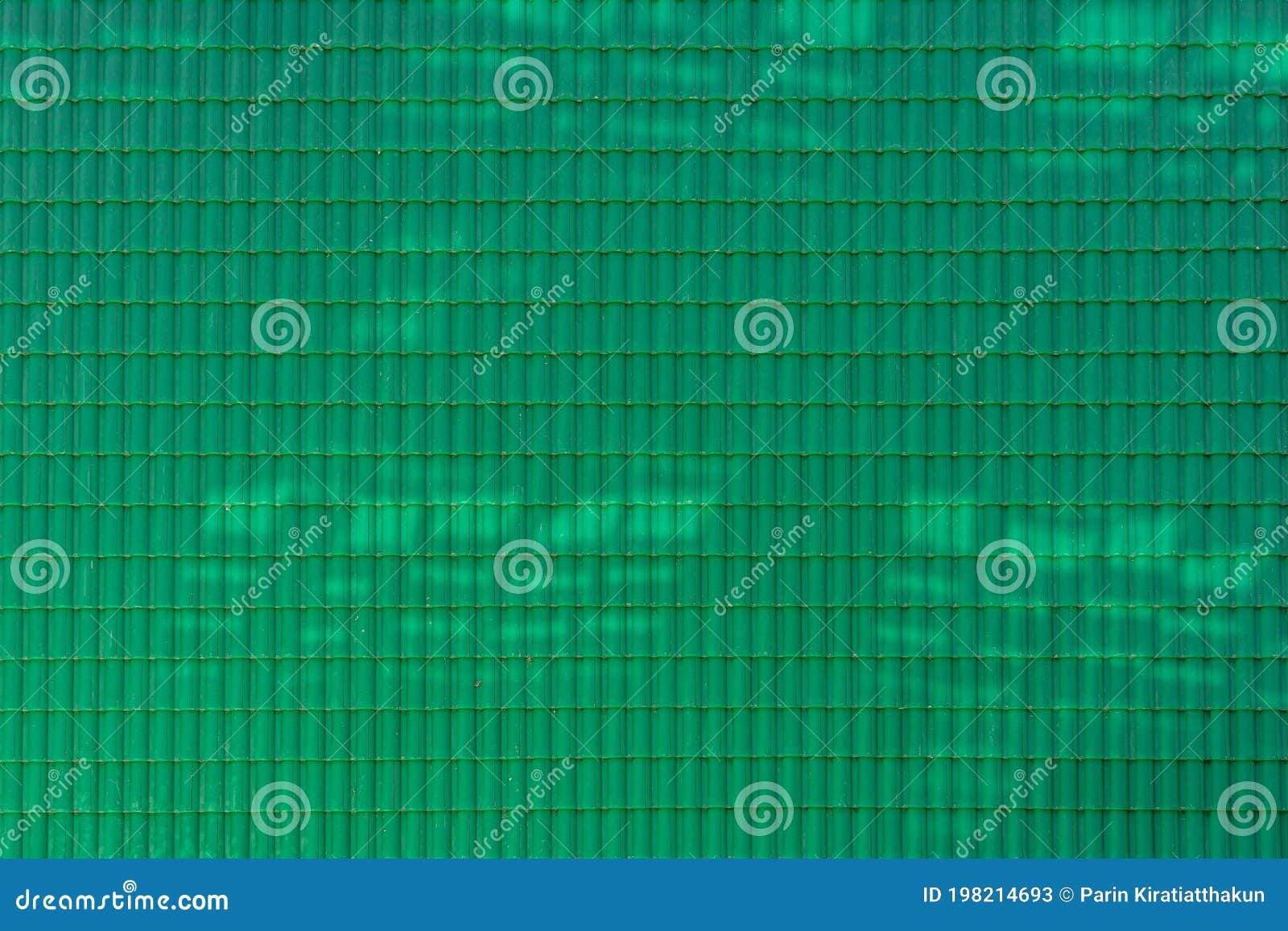 Green Roof Pattern for Background. Stock Image - Image of construction ...