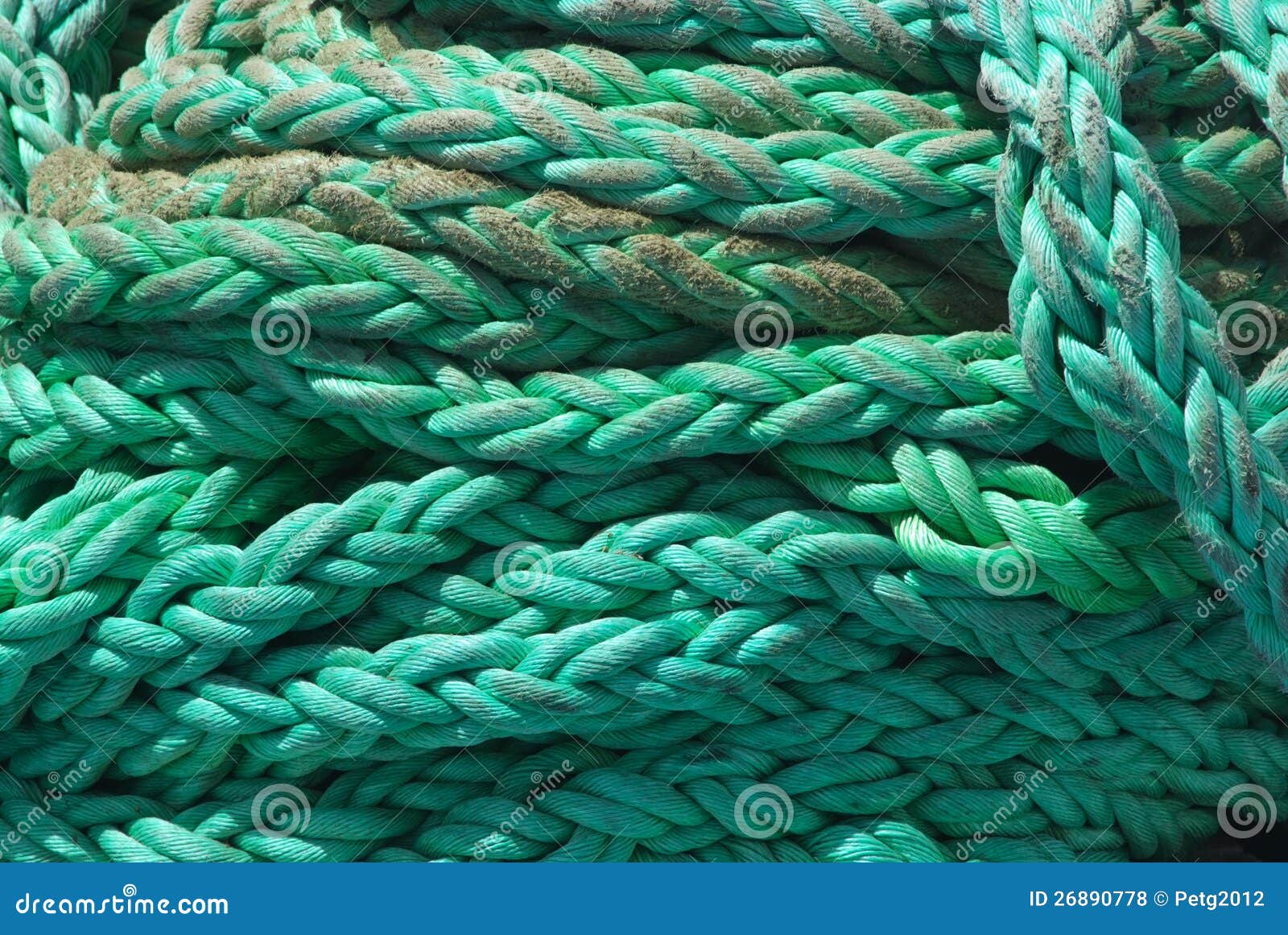Green rope stock photo. Image of single, object, curve - 26890778
