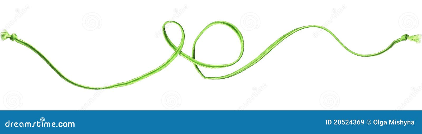 Green rope swirl stock image. Image of color, curl, knot - 20524369