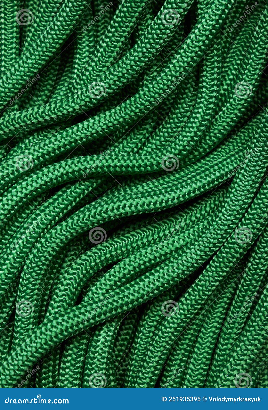The Green Rope Is Wound On The Ship Royalty-Free Stock Photo ...