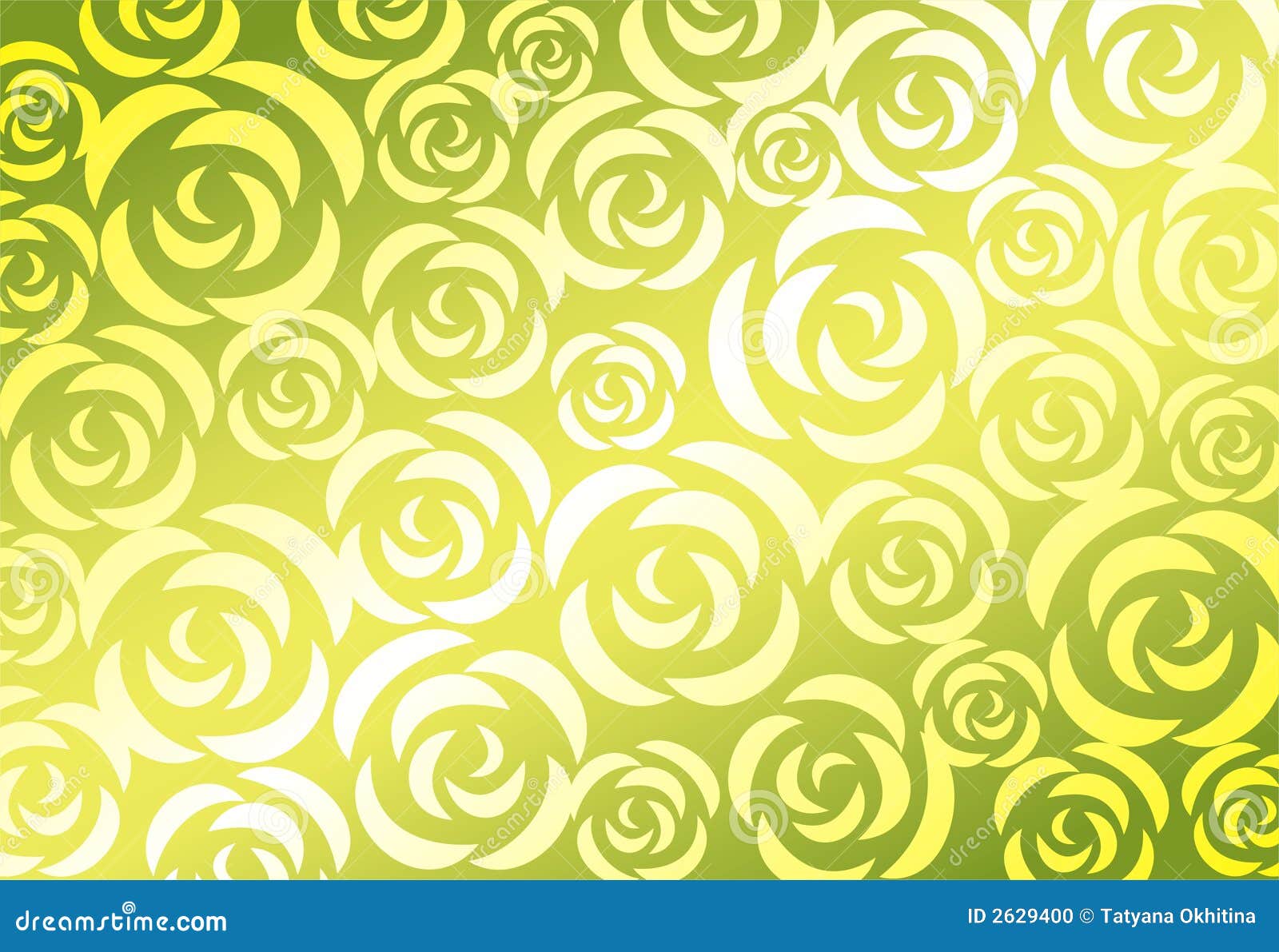 Green roses background stock vector. Illustration of tenderness - 2629400