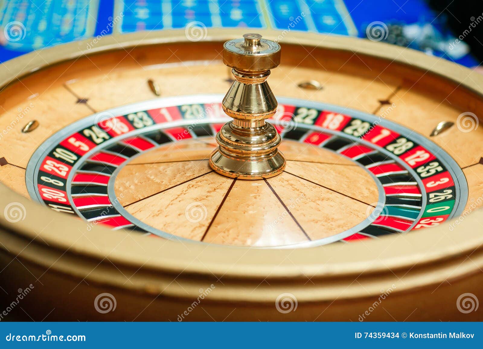 Green Roulette Table with Colored Chips Ready To Play Stock Photo ...