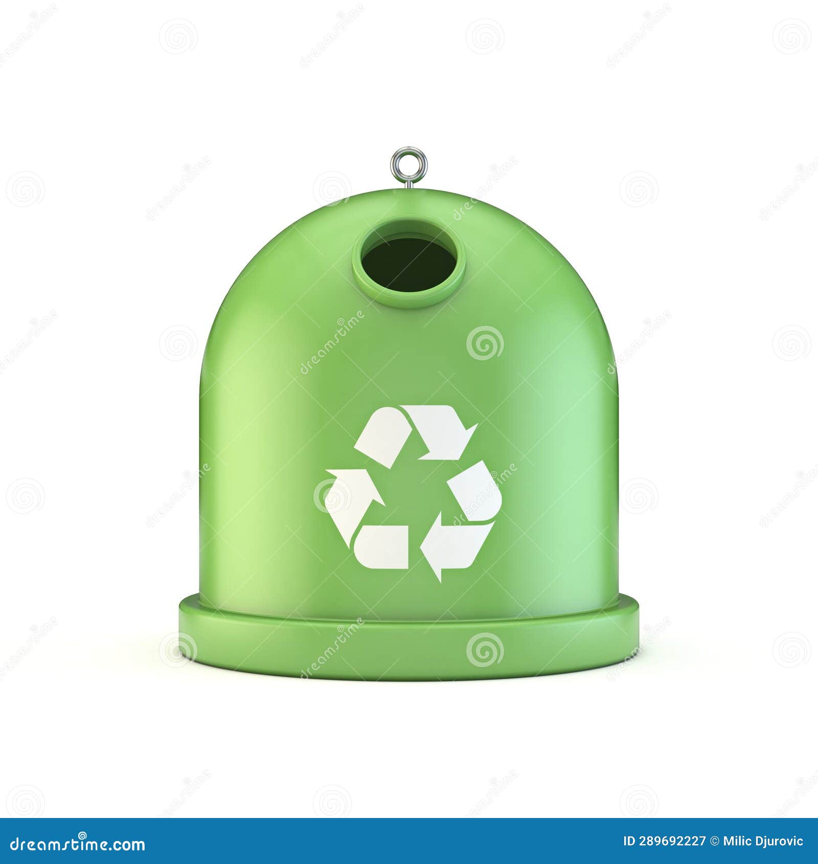 Round Recycle Icon, With Green Leaves, Isolated On A White Background ...