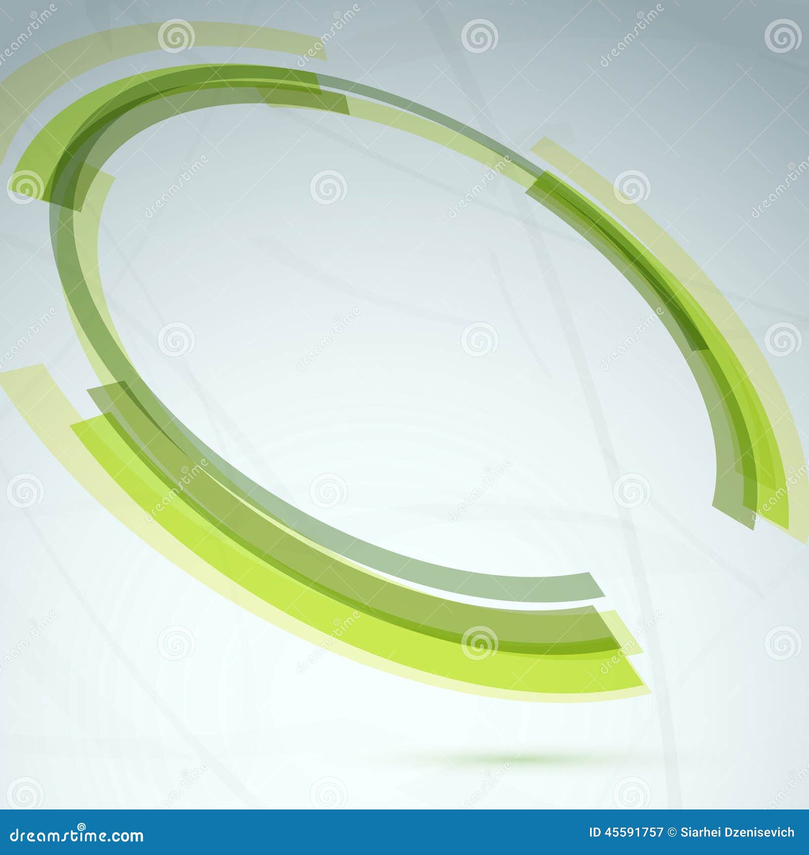 Green Round Spin Element Abstract Background Stock Vector ...