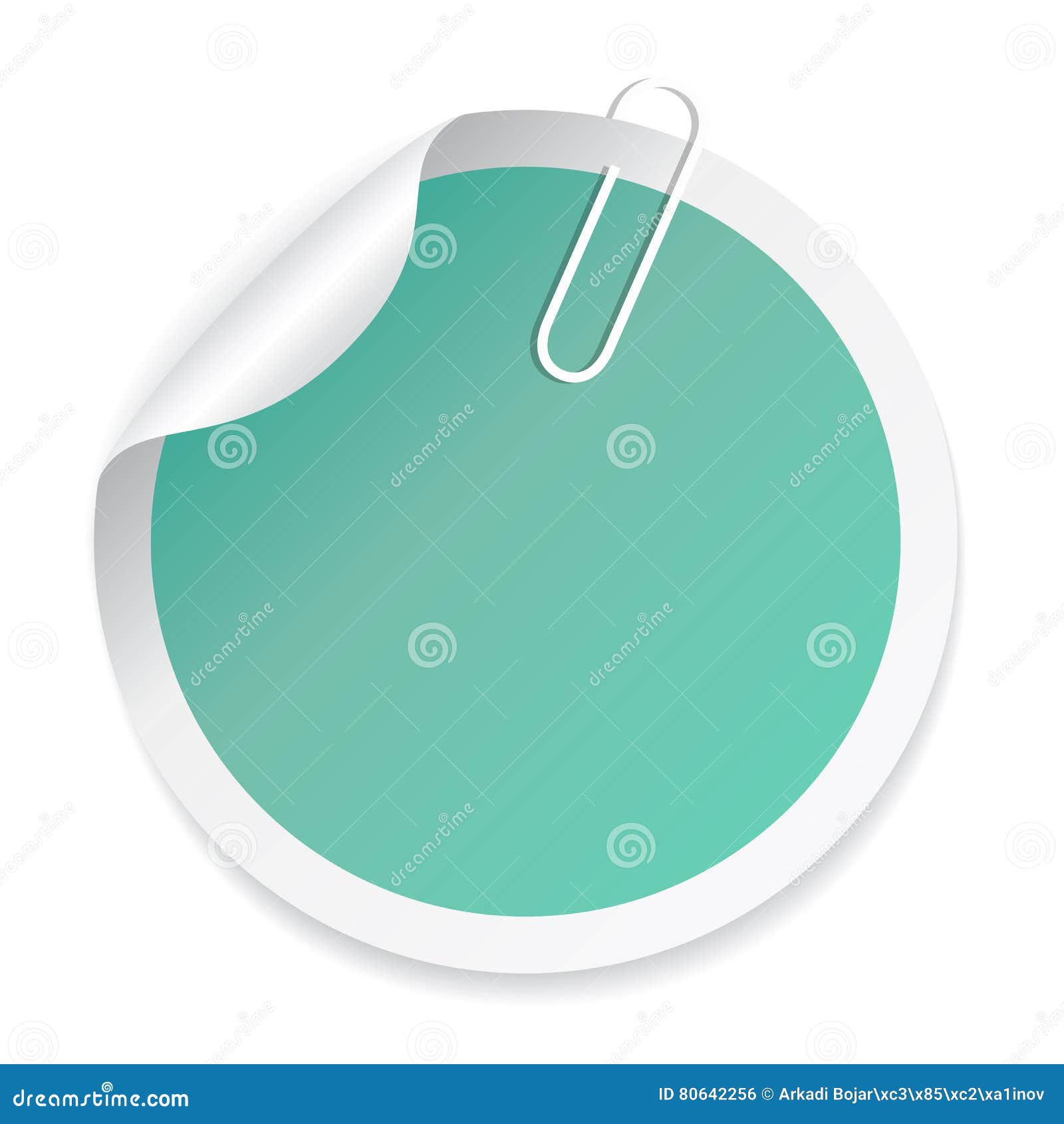 Green round sticker stock vector. Illustration of adhesive - 80642256
