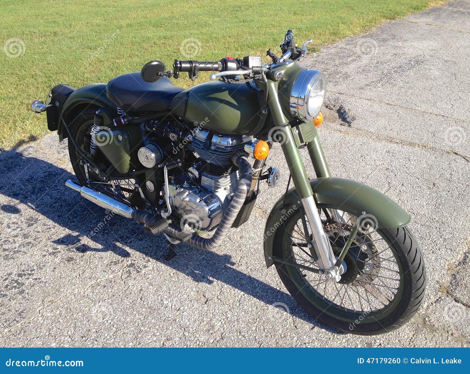 Royal Enfield Motorcycle editorial image. Image of cycle - 47179260