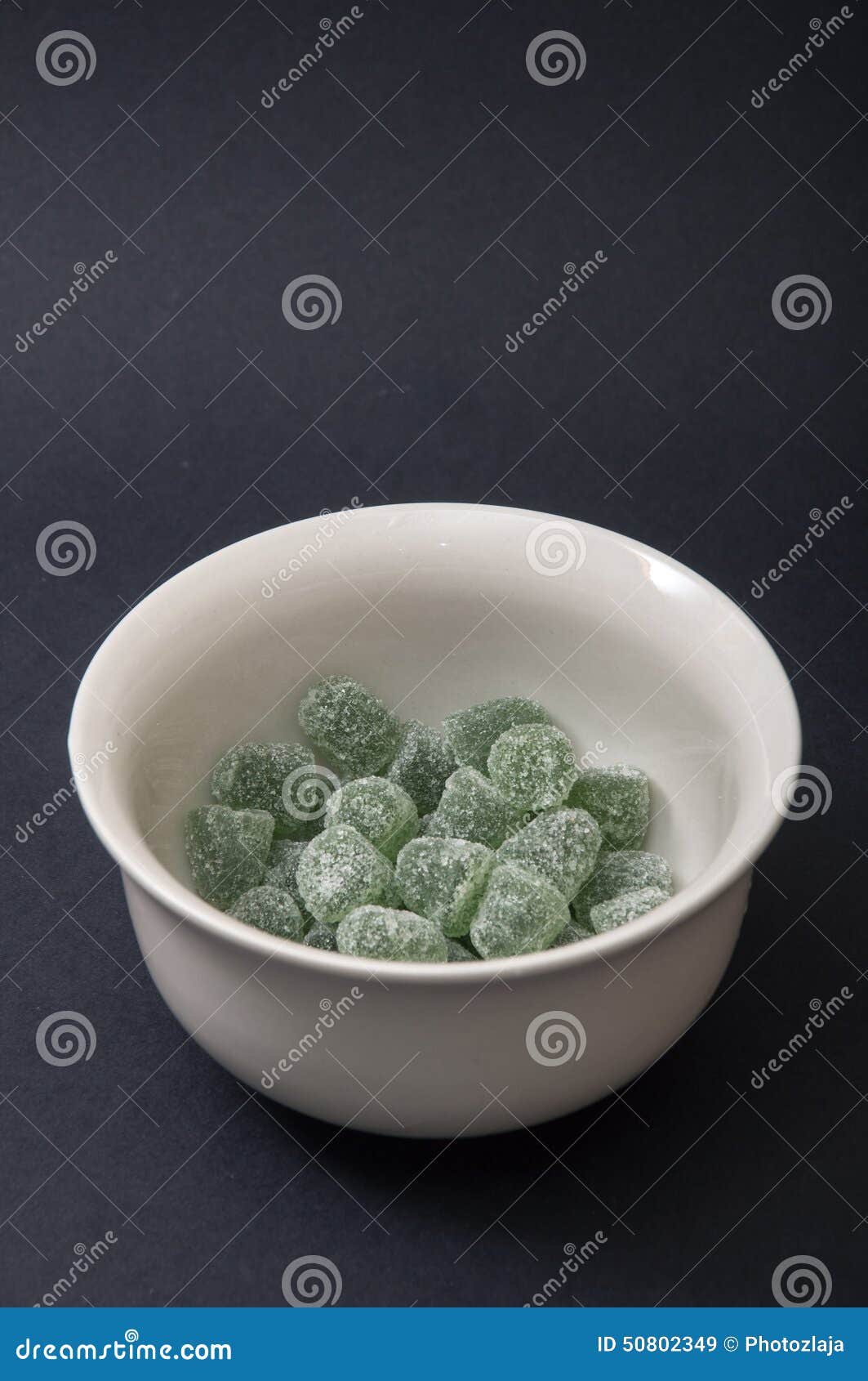 Green Rubber Menthol Candy with Sugar Stock Image - Image of food, logo ...
