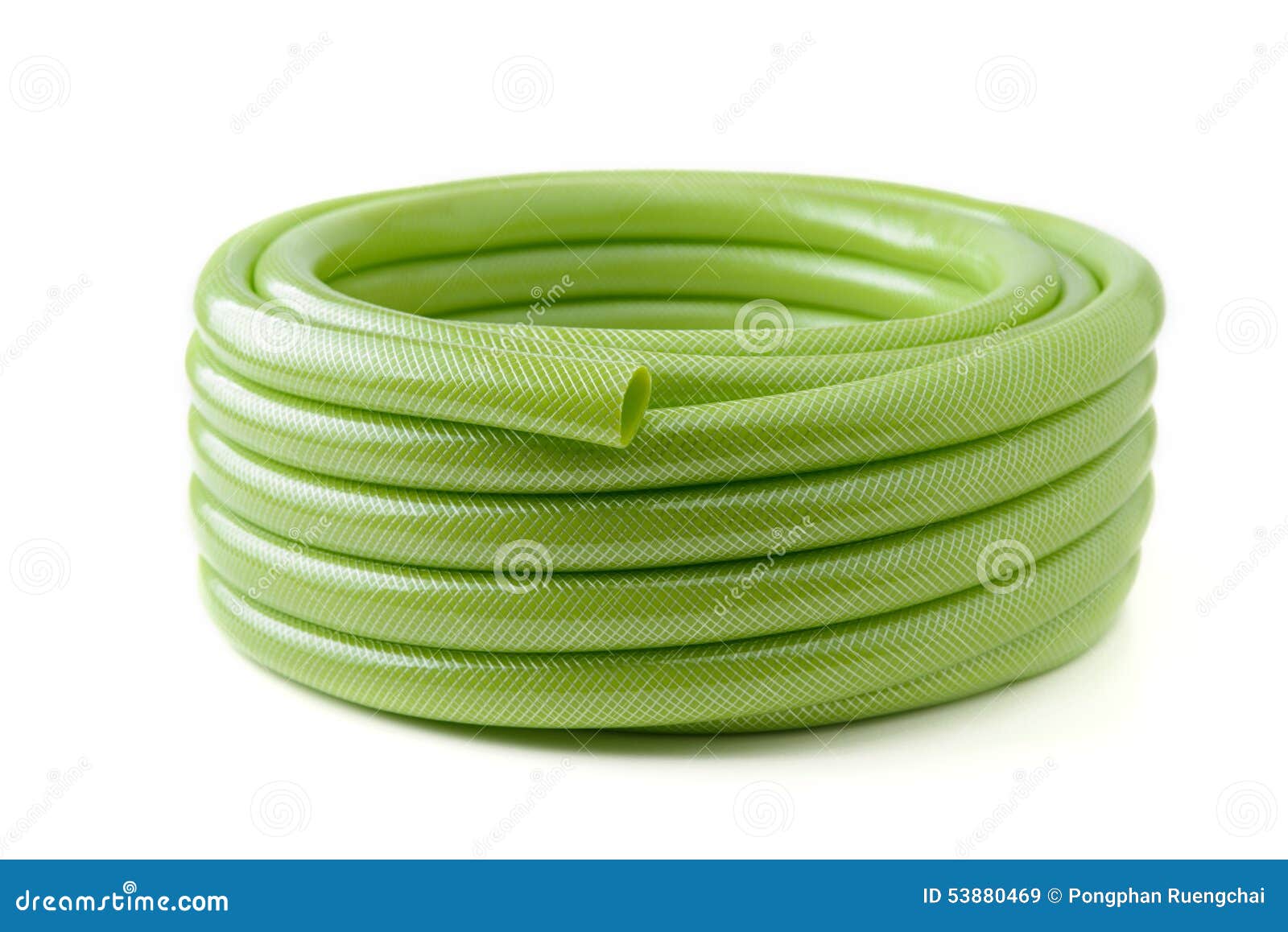 Green rubber tube stock image. Image of sprinkle, plastic - 53880469
