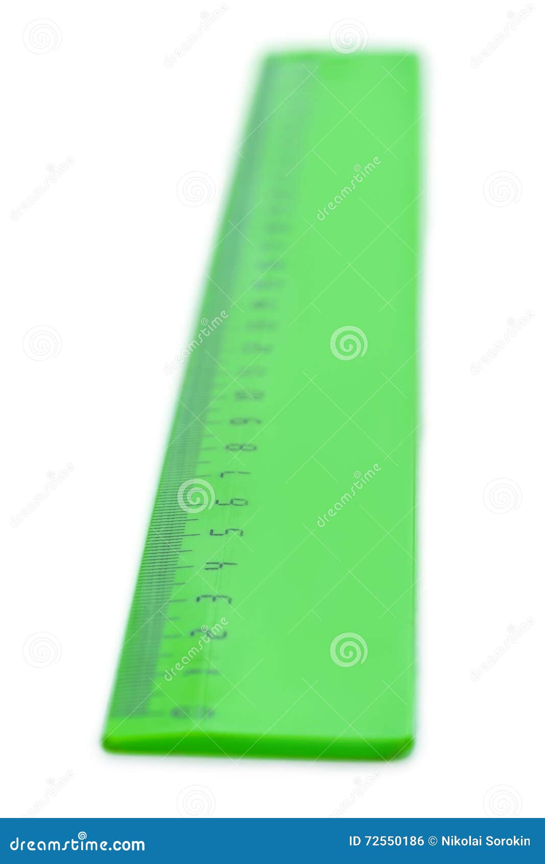 Green ruler stock photo. Image of number, math, measurement - 72550186