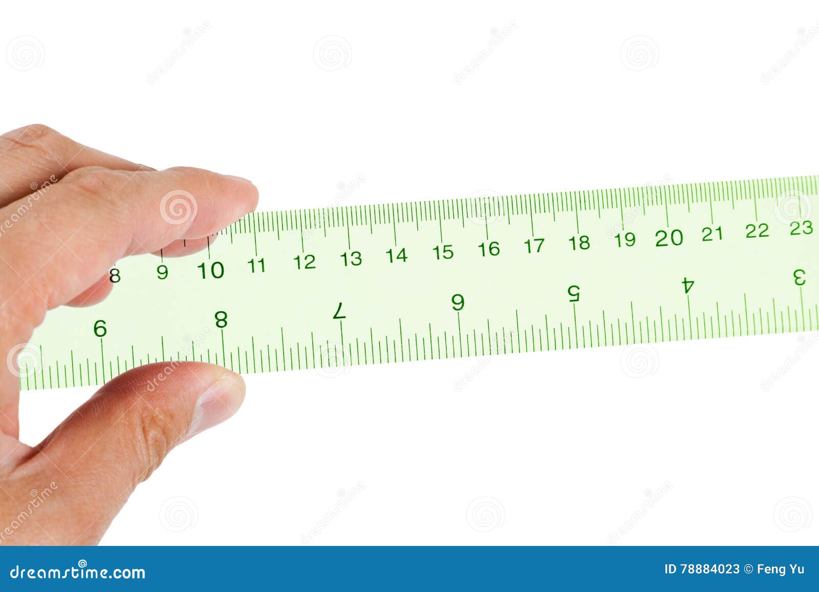 Green Ruler stock image. Image of holding, plastic, centimeter - 78884023