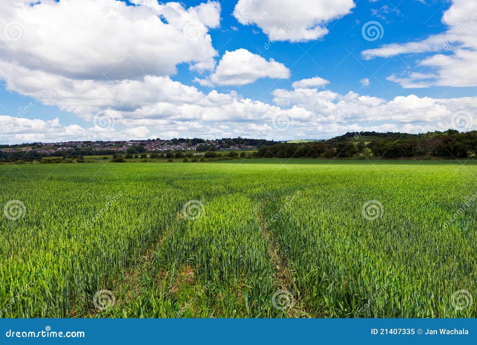 Green Rural Football Field Royalty-Free Stock Photography ...