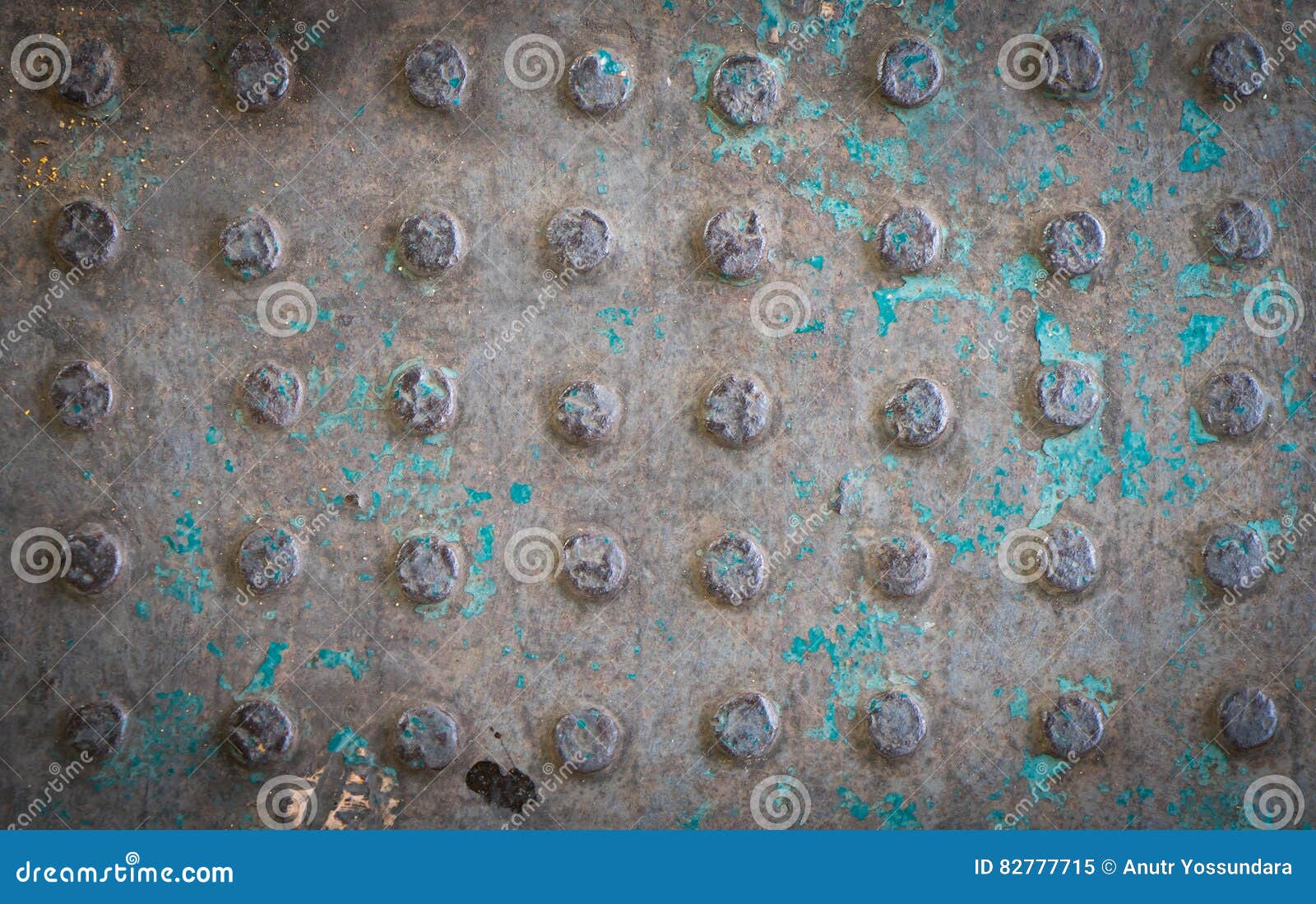 Green Rustic Metal Plate with Texture Stock Image - Image of green ...