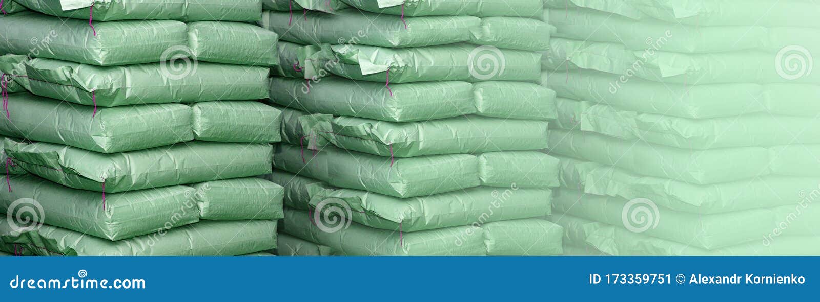 Green sacks store stock image. Image of green, industry - 173359751