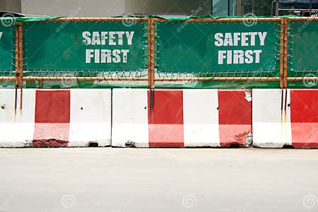 Green safety first sign stock image. Image of layout - 21498221