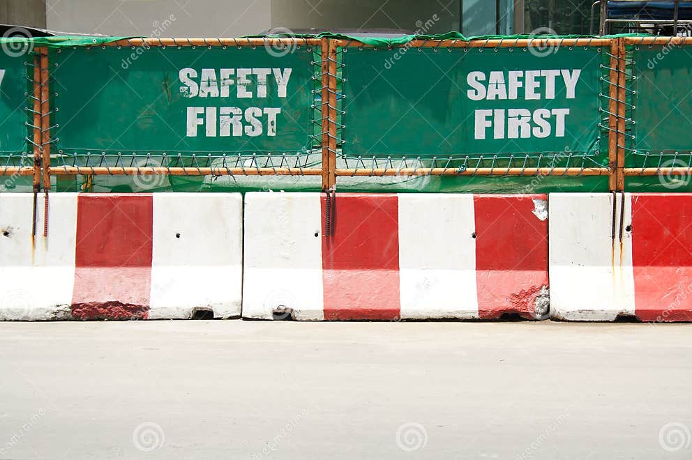 Green safety first sign stock image. Image of layout - 21498221
