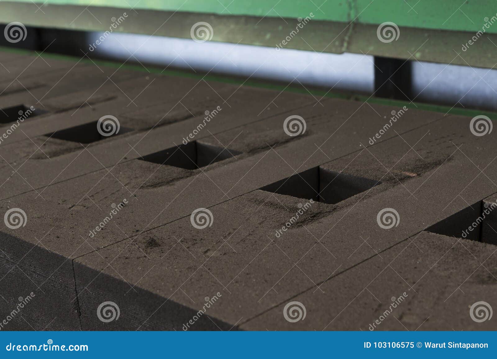 Green Sand Mold in Casting Line Stock Image - Image of furnace ...