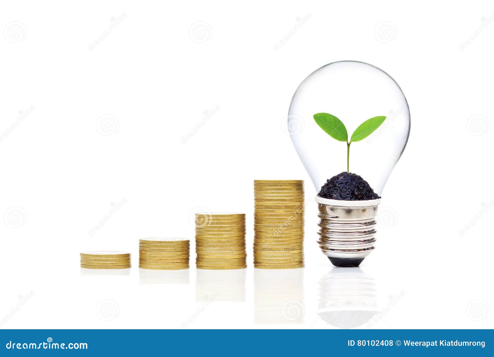 Green Saving stock photo. Image of isolated, efficiency - 80102408