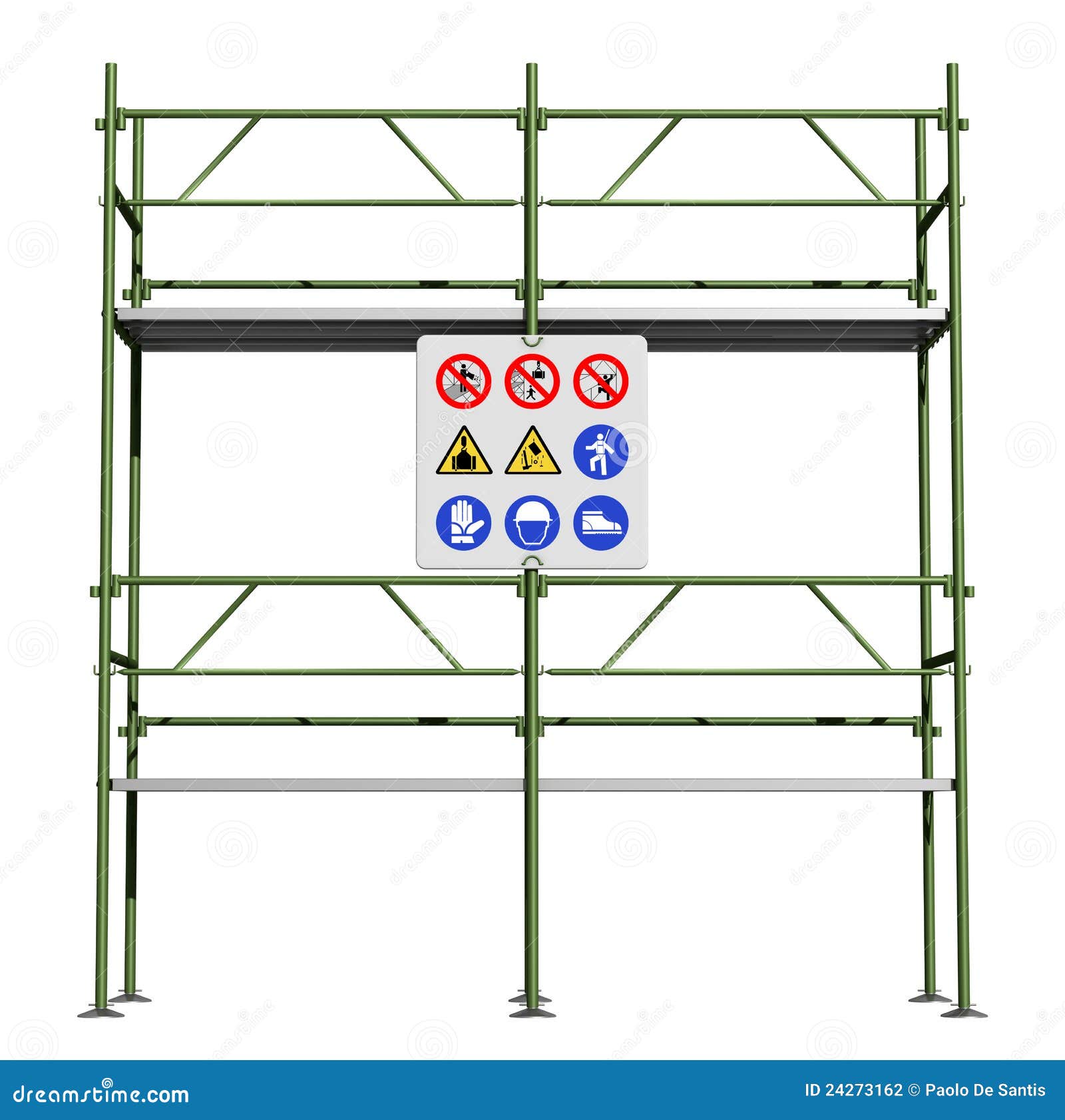 Big Scaffold Vector Illustration | CartoonDealer.com #29234126