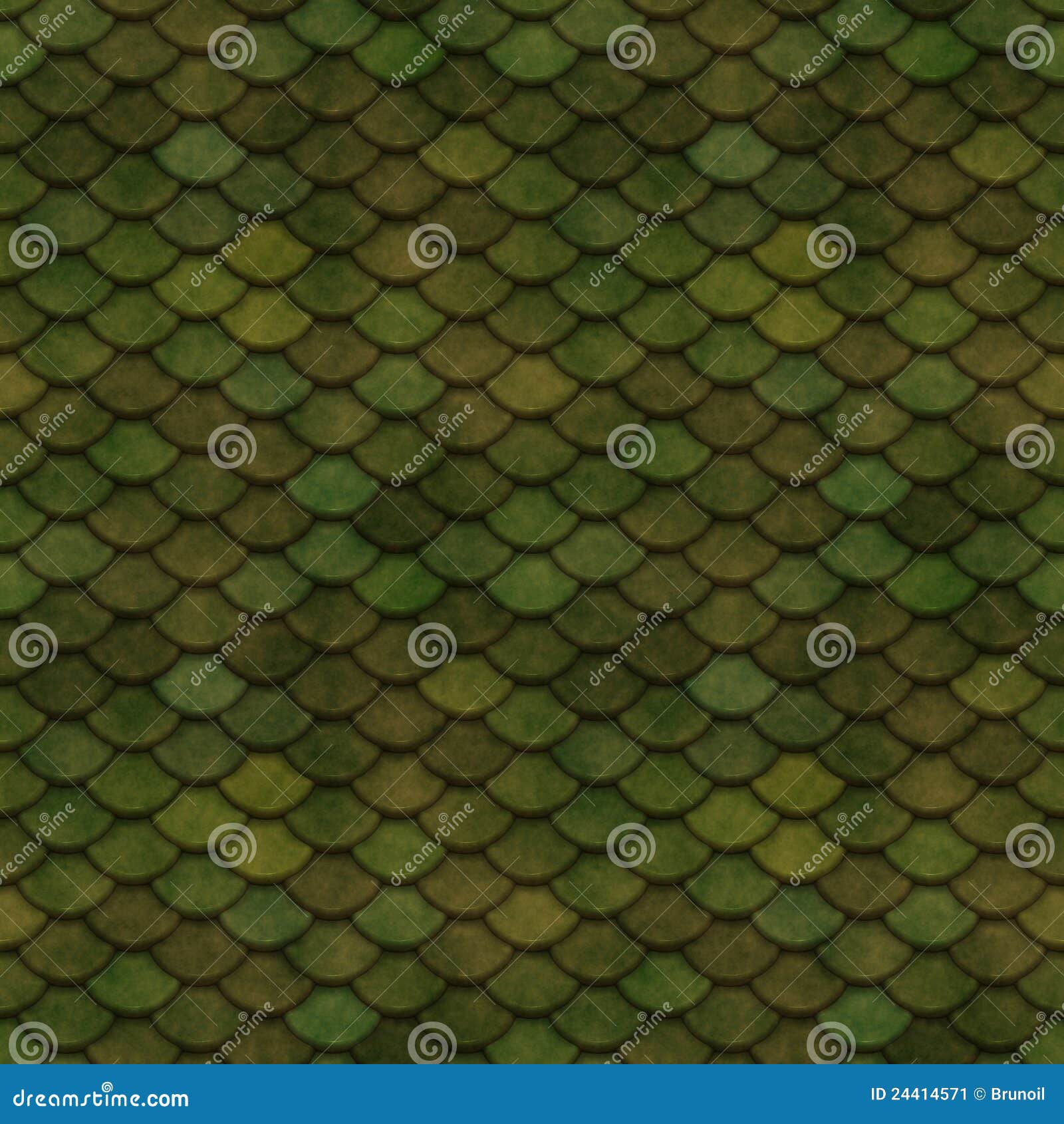 Green Scales Seamless Pattern Stock Illustration - Illustration of ...