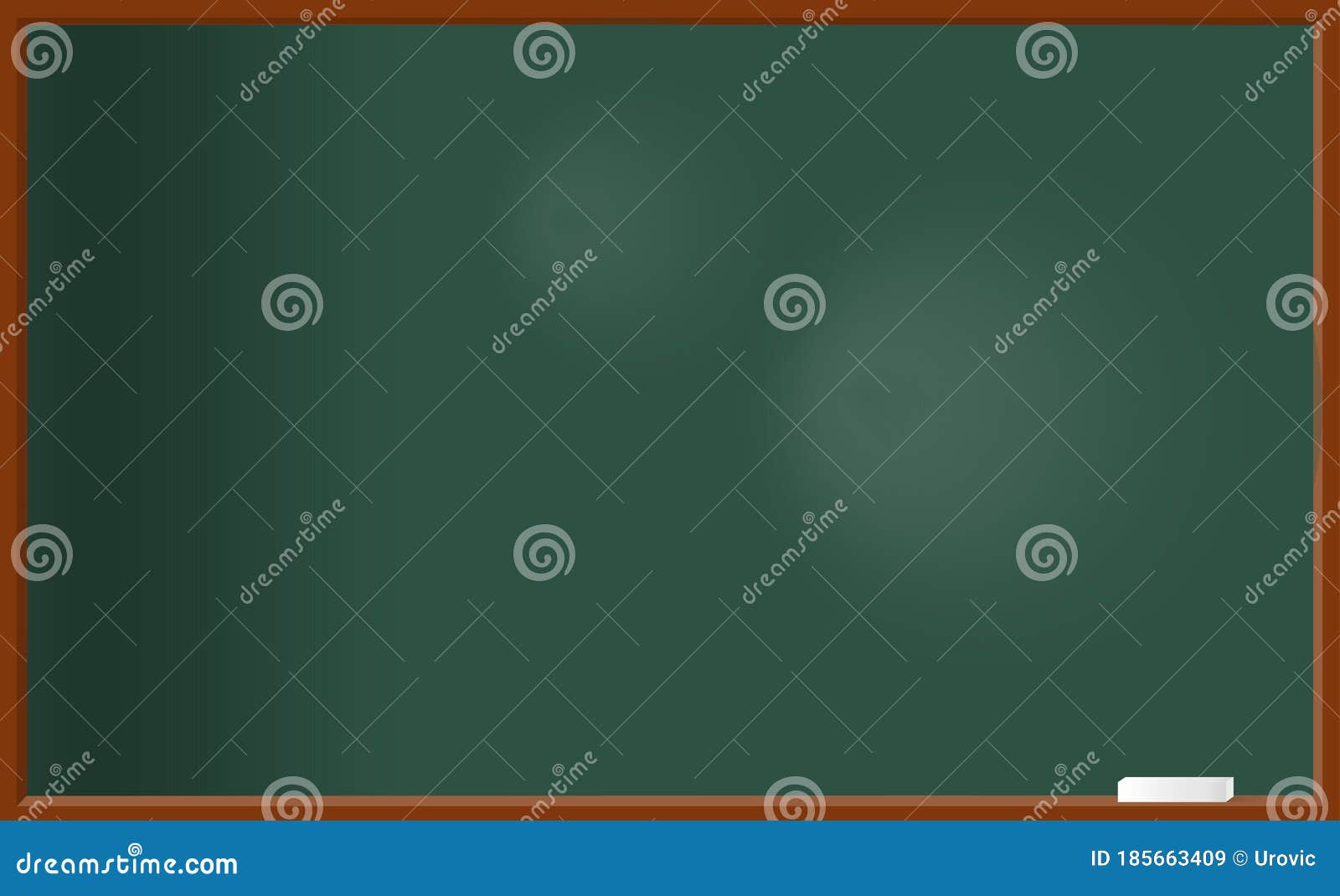 Green school chalk board stock vector. Illustration of retro - 185663409