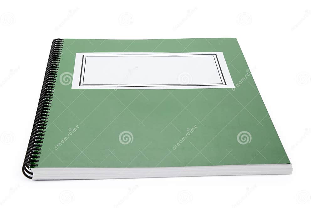 Green school textbook stock photo. Image of supplies - 192130764