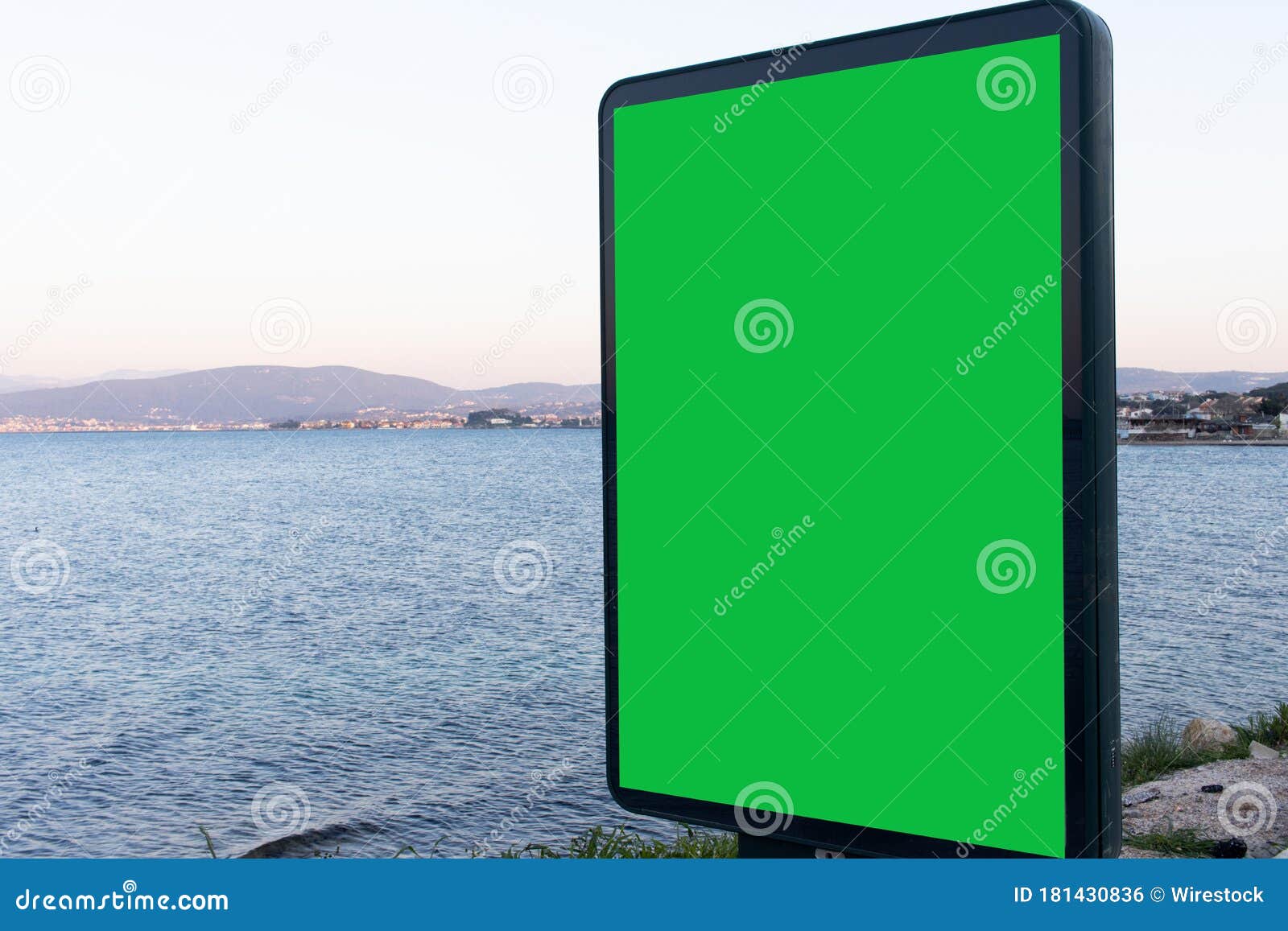 Green Screen for Ads with an Ocean View, an Excellent Space for Your ...