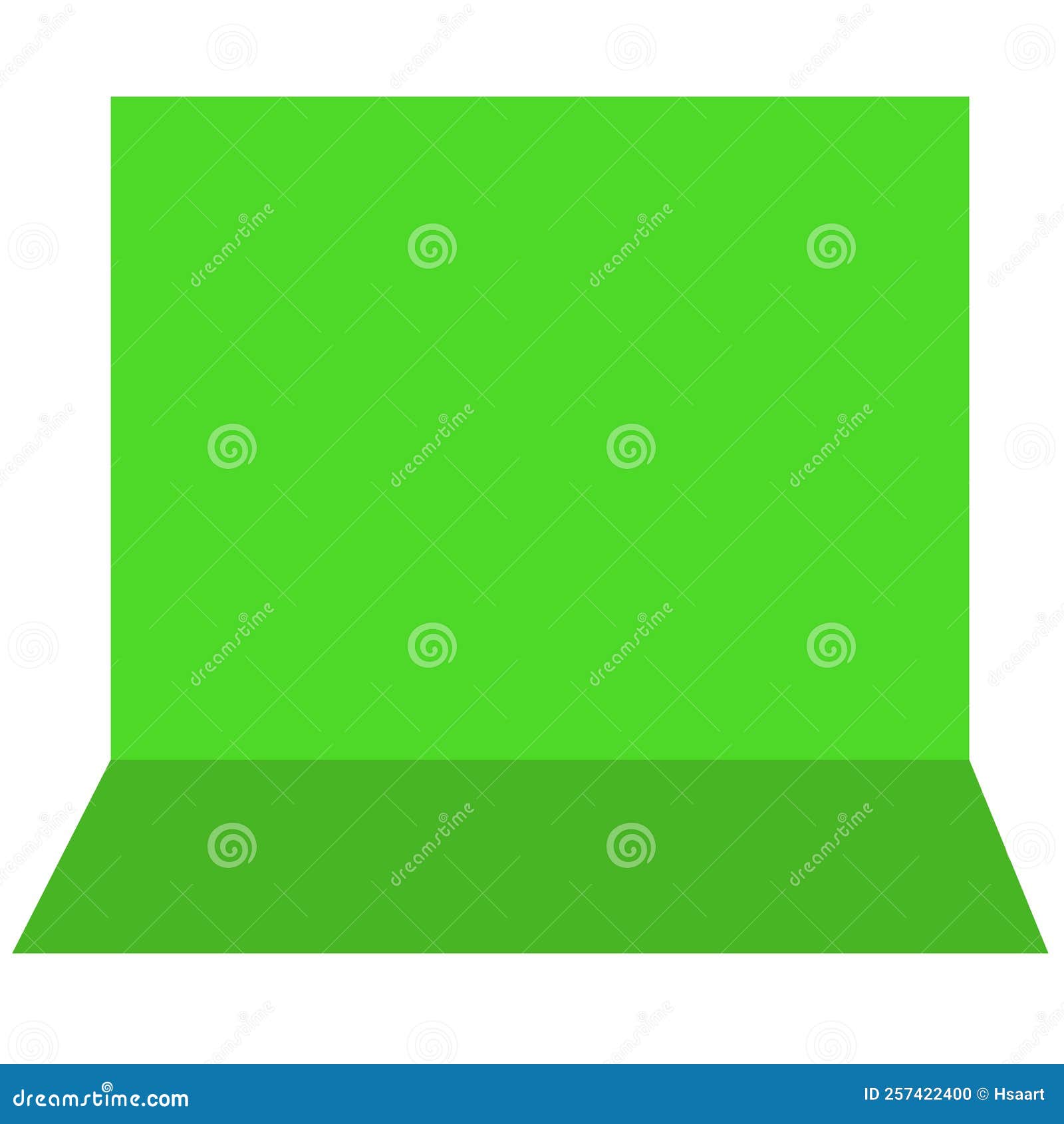 Green Screen Background Flat Design Stock Vector - Illustration of ...