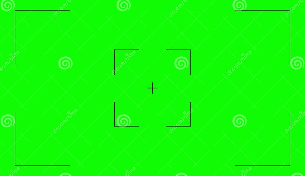 Green Screen Blank Background, Empty Digital Video Template Mockup ...