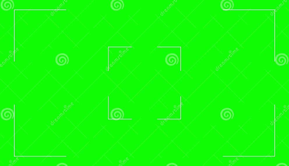 Green Screen Blank Background, Empty Digital Video Template Mockup ...