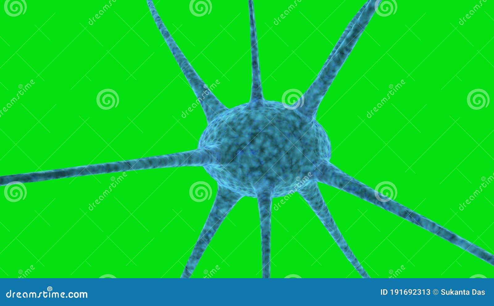 Green Screen Brain Cells or Neurons Stock Video - Video of progressbar ...