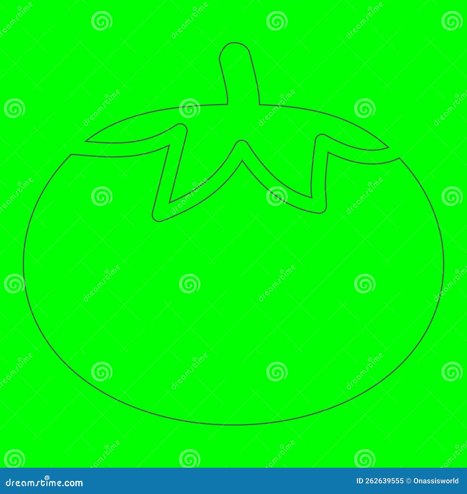 Green Screen Food Objects Outlines Layers Stock Illustration ...