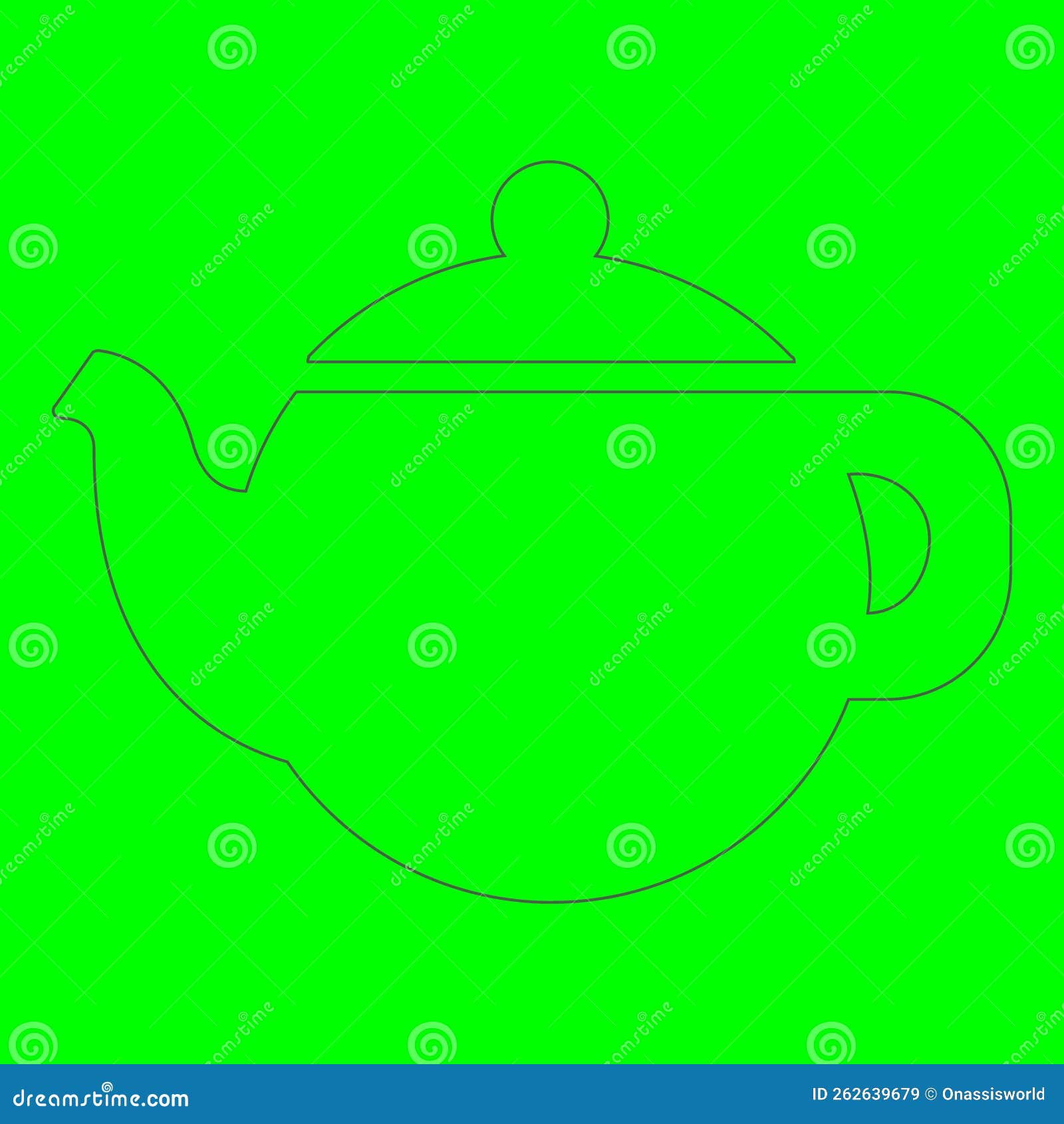 Green Screen Food Objects Outlines Layers Stock Illustration ...