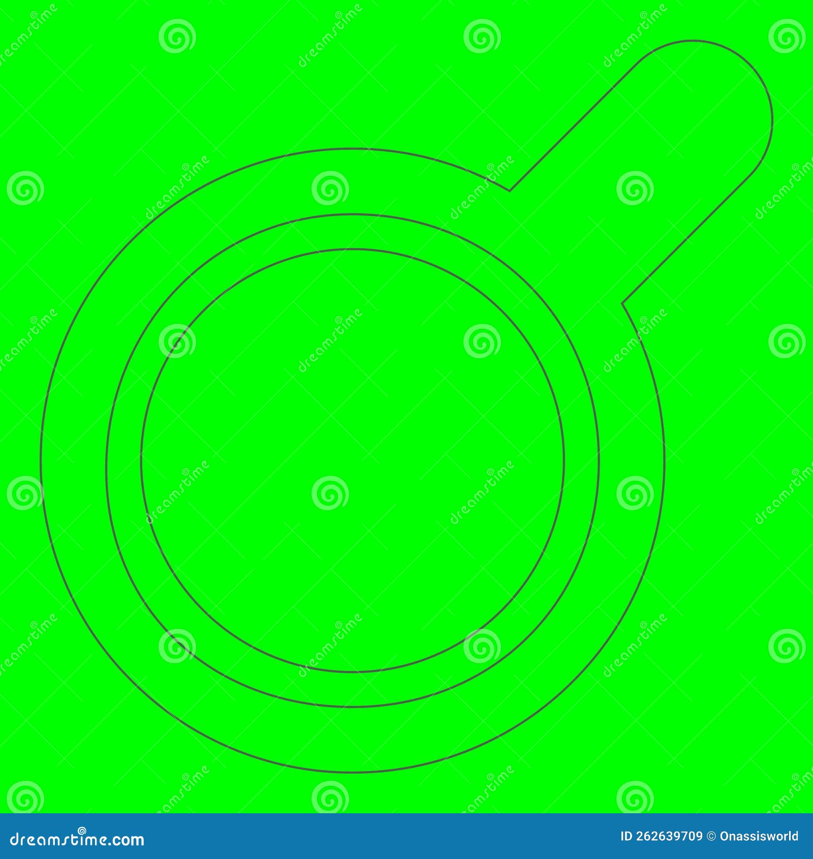 Green Screen Food Objects Outlines Layers Stock Illustration ...