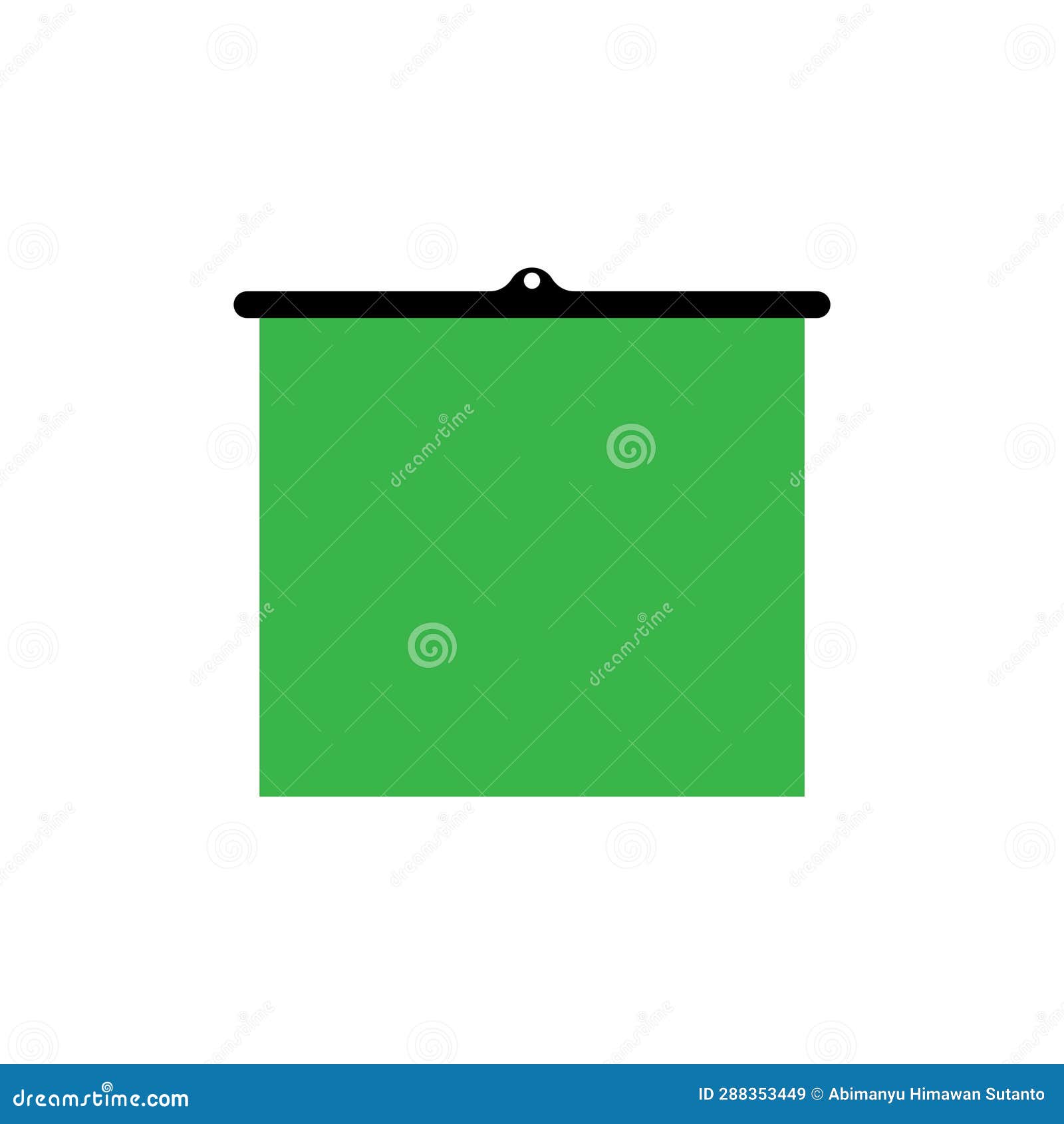 Green screen icon vector stock vector. Illustration of device - 288353449