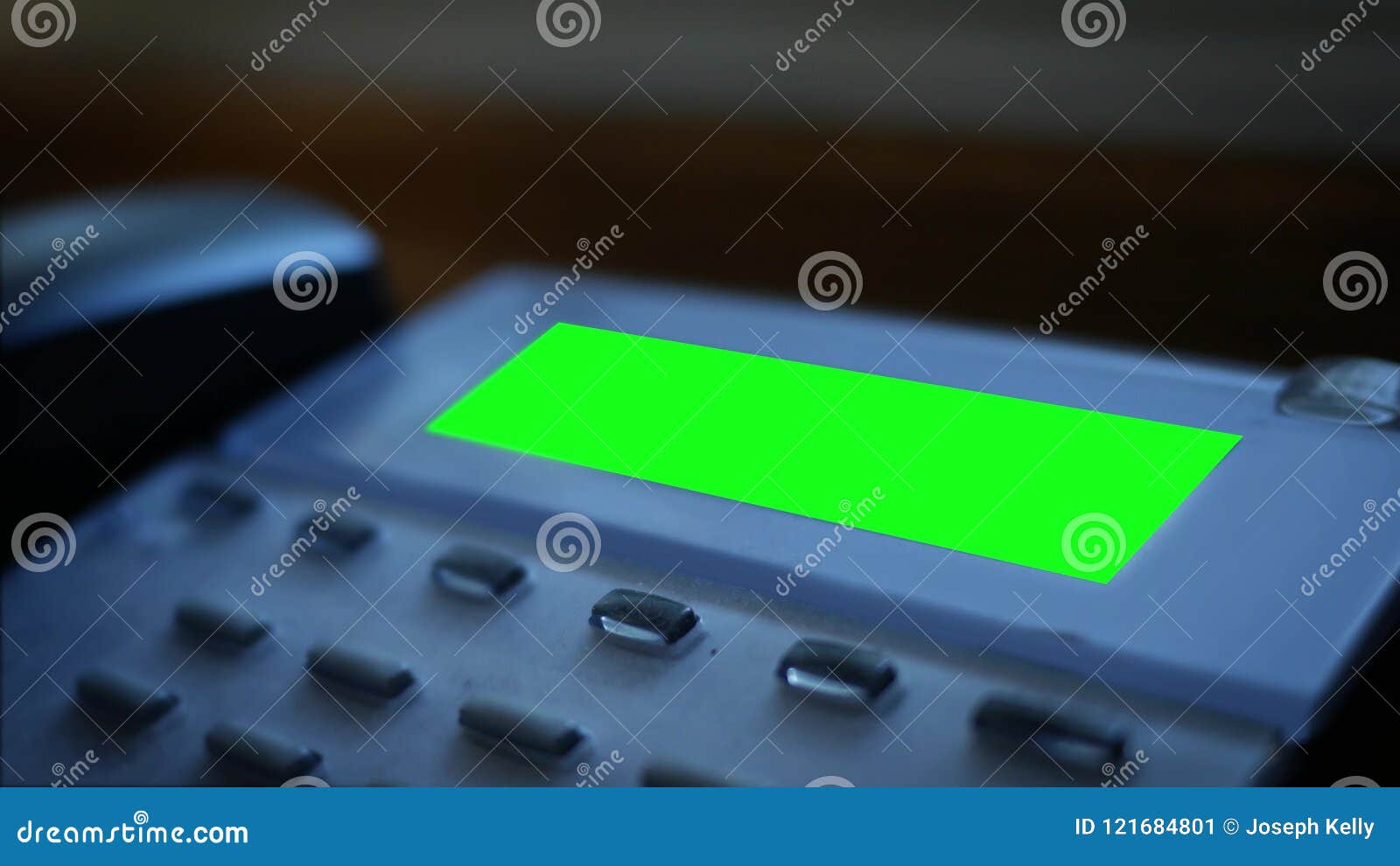 Green Screen Message on Modern Business Landline System Stock Video ...