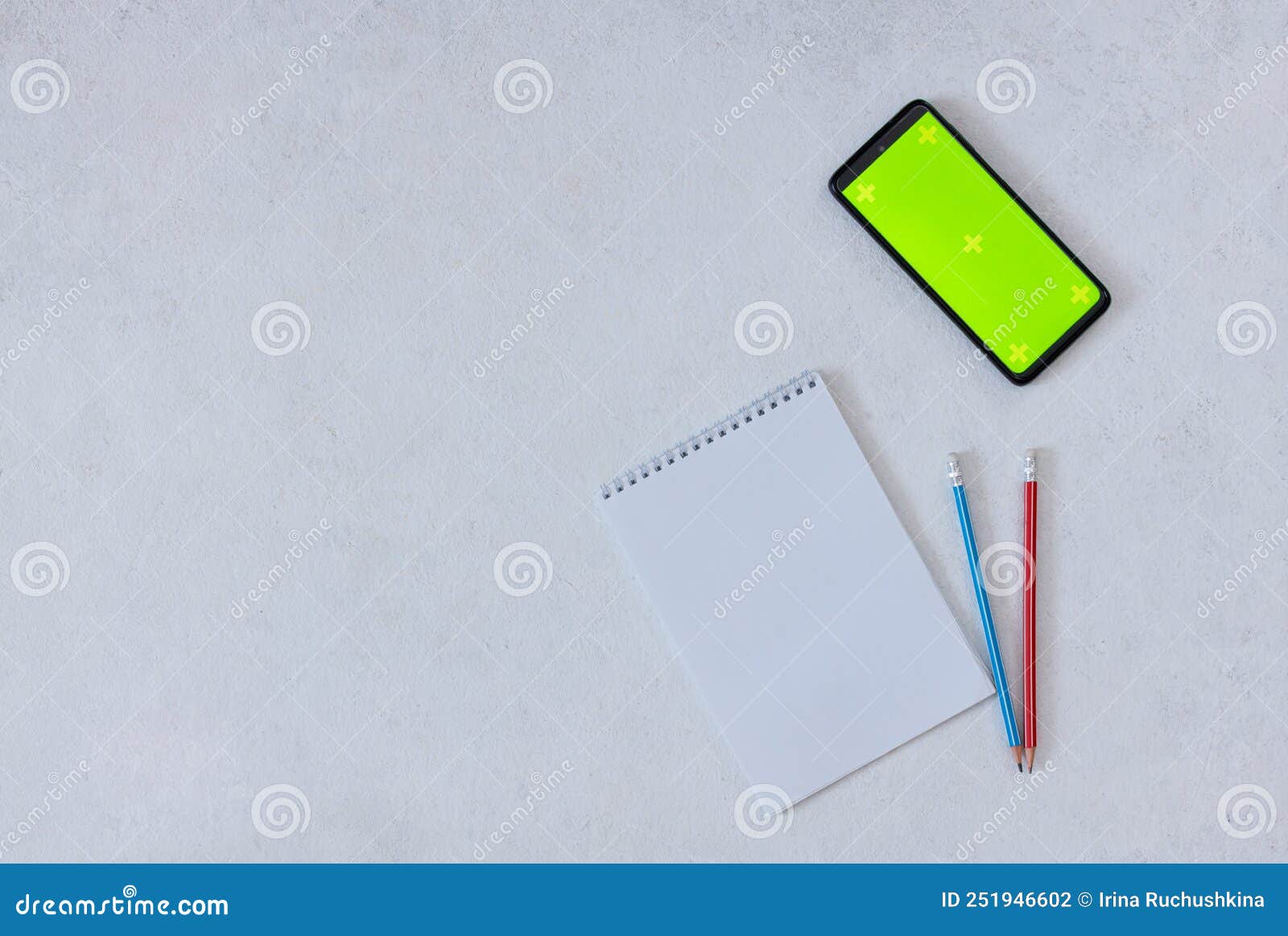 Green Screen Mockup Template of Mobile Phone Stock Photo - Image of ...