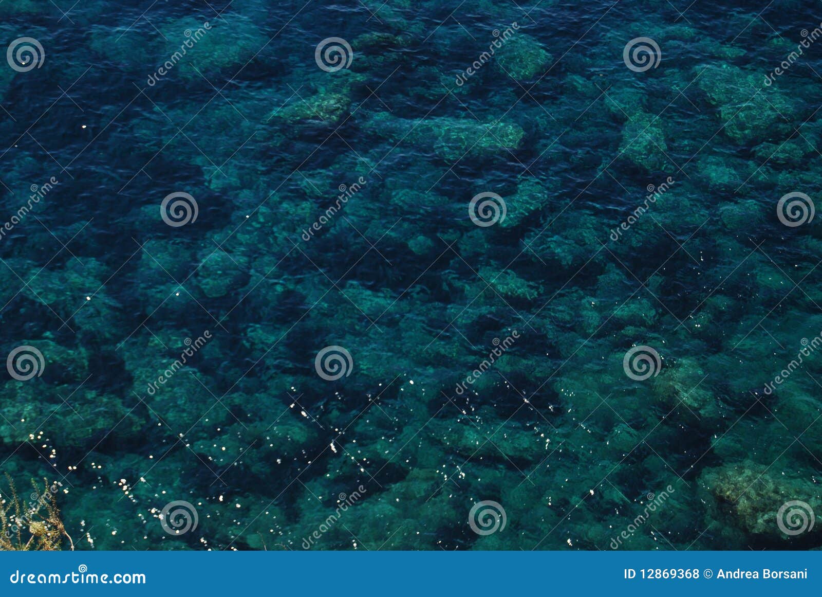 Green sea stock photo. Image of landscape, ocean, view - 12869368