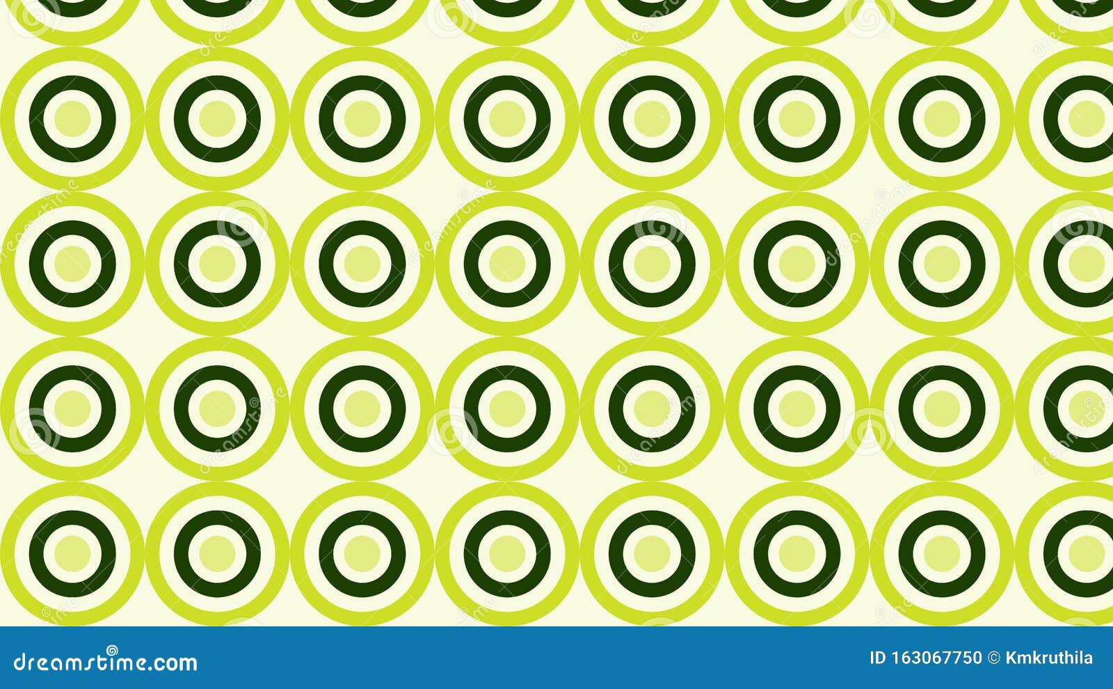 Green Seamless Circle Pattern Background Vector Illustration Stock Vector - Illustration of ...